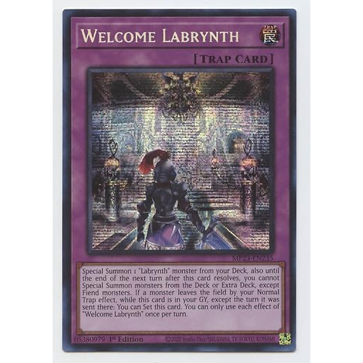 Welcome Labrynth - MP23-EN235 - Prismatic Secret Rare - 1st Edition