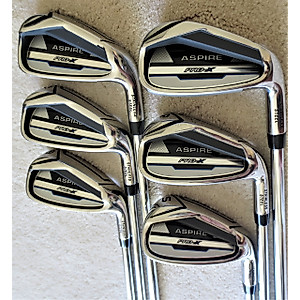 Mens Complete Golf Set Custom Made Clubs for Tall Men 6'0"- 6'6" Tall Forged Ti Driver, 3 Wood, 3, 4, 5 Hybrids, Irons, Sand Wedge Putter, Stand Bag Regular Flex Pro Quality