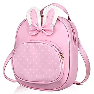 Little Girls Pink Travel Backpack Cartoon Mini Mouse Backpack Small Kids Backpack Purse Cute Children Toddler Backpack Gift