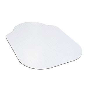Evolve 33" x 44" Clear Office Chair Mat with Rounded Corners for Medium Pile Carpets, Made in The USA, C5B5003J