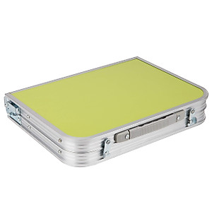 Mind Reader Lap Desk Laptop Stand, Bed Tray, Collapsible, Dorm Room, Portable, Dorm, MDF, Metal, 23.5" L x 16" W x 10" H, Green