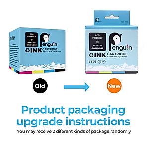 Penguin 240XL 241XL Ink Cartridges for Canon Printers PIXMA MG3620 3600 TS5120 MG3520 MX472 MX452 MX470 MG2220 Remanufactured High Yield 240 241 XL Black/Color Combo Pack