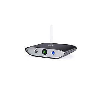 iFi Zen Blue HiFi Bluetooth Receiver Desktop DAC/Adapter - Wireless Input/Outputs - Optical/Coaxial/SPDIF/RCA / 4.4 Balanced - Audio System Upgrade (Unit Only)