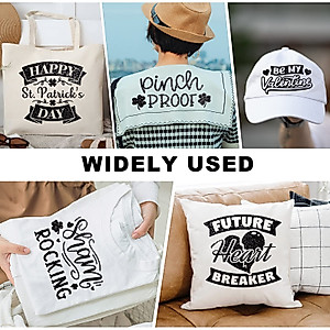 GIRAFVINYL Black Glitter HTV Vinyl Heat Transfer,Black Glitter Iron on Vinyl 10" X 5 FT Sparkle Black Glitter Vinyl Roll for Shirt,and Fabric Decorations (Black)