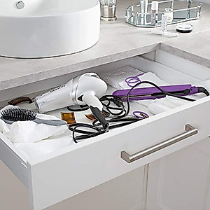 Simplify 2 Pack Large Bamboo Adjustable Drawer Dividers | Dimensions: 16.9" x 0.6" x 2.36" | Expands 17-22 “ | Bedroom | Kitchen Organization | Drawer Divider | Bamboo