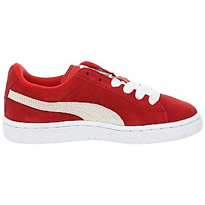 PUMA Suede JR Sneaker High Risk Red/White 7 M US Big Kid