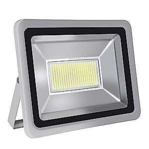 200W LED Flood Light, 20000LM 6000k(Cold White) Floodlight, IP65 Waterproof Super Bright Work Lights, CE and ROHS Certified Outdoor Security Lighting for Garage, Garden, Playground 110V (200)