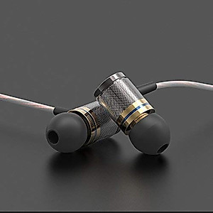 JOVERS Drive Wired in-Ear Earbud Headphones - Noise Cancelling Headphone Earbuds w/Mic, Ergonomic fit for Men & Women,White