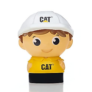 MEGA BLOKS Cat Toddler Blocks Building Toy Set, Lil’ Dump Truck with 7 Pieces and Storage, 1 Figure, Yellow, Ages 1+ Years