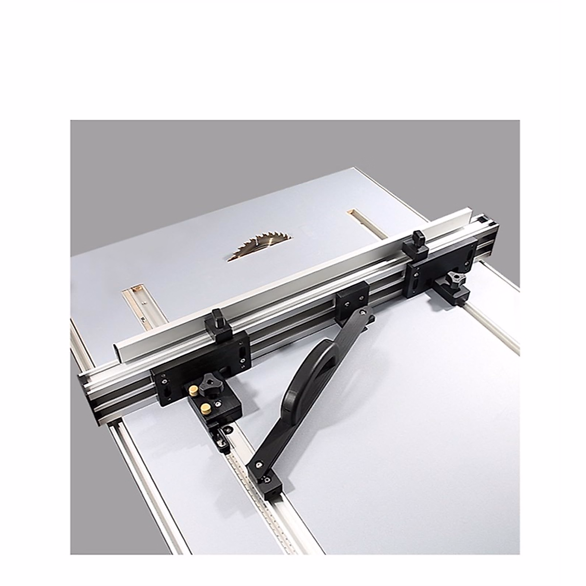 New Aluminum Alloy Table Saw Fence System，31.5/40inch Flip Modification Router Circular Saw Fence, DIY Wood Working Tools And Accessories (Size : 1000mm)