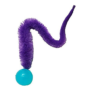 Dezi & Roo Glow-in-The-Dark Wiggly Ball - 3pk - Fun Cat Toys - Toy Balls for Indoor Cats - Designed by a Feline Vet - Made in USA