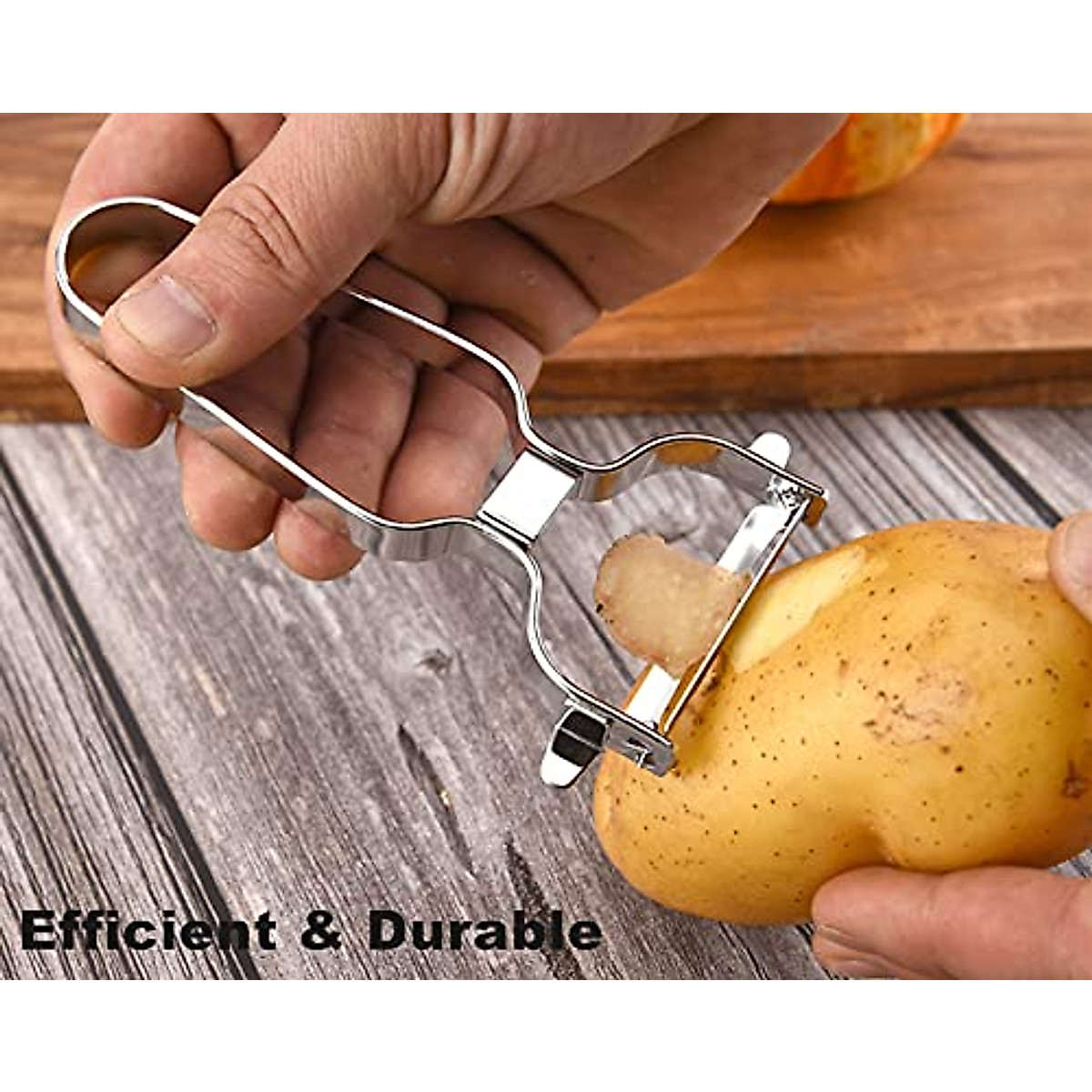 JIANYI Vegetable Peeler, Premium Kitchen Peeler with Comfortable Handle, Ultra Sharp Stainless Steel Y Peeler for Vegetable, Potato, Cucumber, Carrot, All Fruits & Veggies