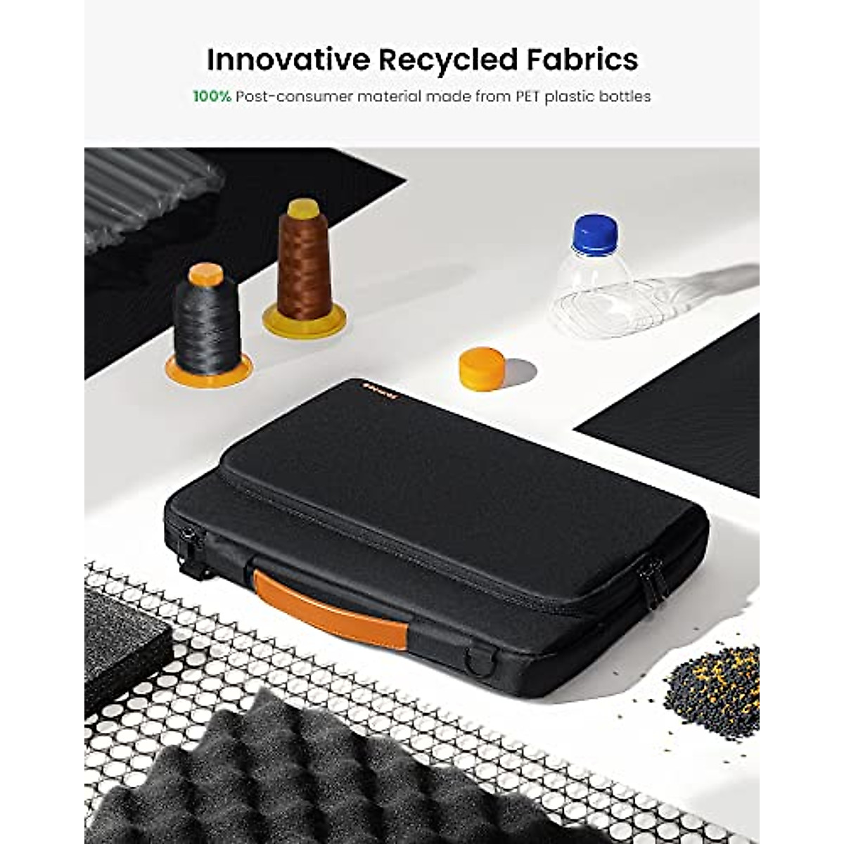 tomtoc 360 Protective Laptop Shoulder Bag for 16-inch MacBook Pro M2/M1 Pro/Max A2780 A2485 A2141 2023-2019, 15-inch MacBook Air M2/A2941 2023 with a Hard Cover, Water-Resistant Laptop Accessory Case