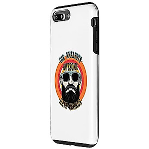 iPhone 7 Plus/8 Plus Awesome GIS ANALYSTS Have Beards Funny Case