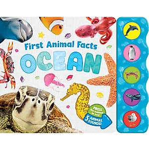First Animal Facts: Ocean-5 Button Animal Sounds Book