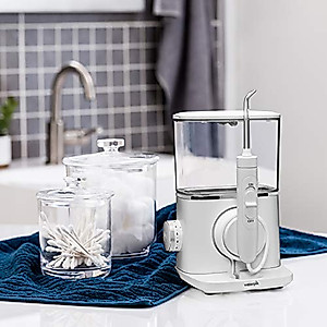 Waterpik Water Flosser Evolution Electric Countertop Dental Oral Irrigator with 6 Tips, WF-07