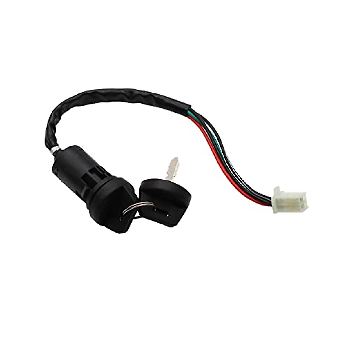 4 Wire Ignition Key Switch for 50cc 70cc 90cc 110cc 125cc Quad ATV 4 Wheeler Go Kart TaoTao Kazuma Sunl (Female Plug)