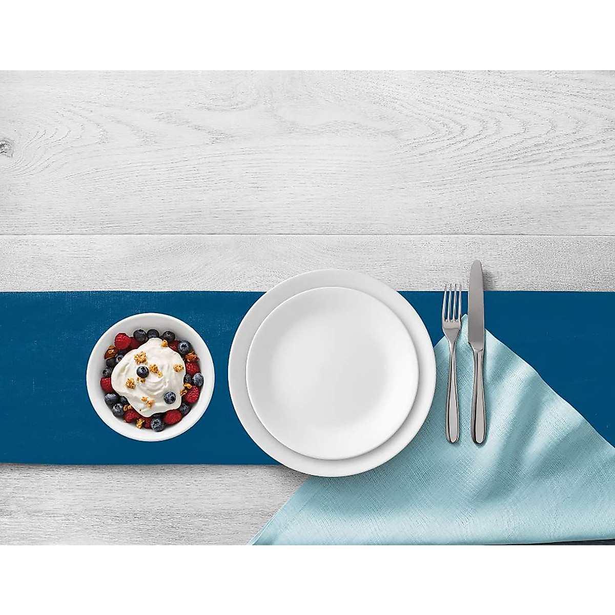 Corelle Livingware 12-Ounce Soup/Dessert Cup, White, Set of 4