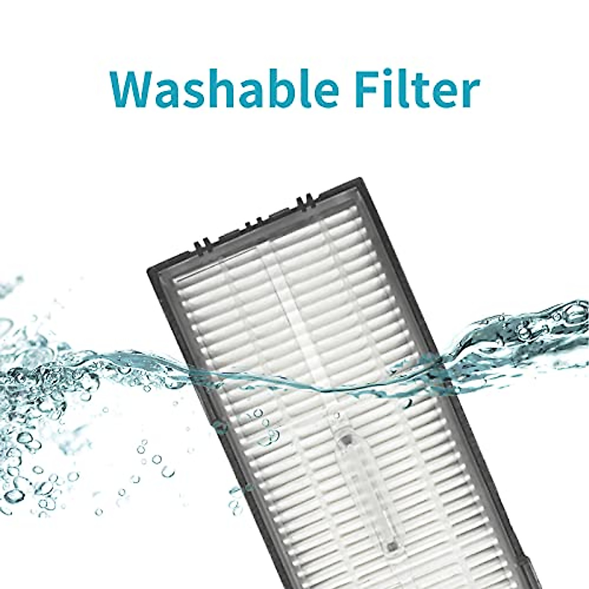 Home Times Accessories Kit for Xiaomi Roborock S7 S7+ T7S T7 Plus T7S Plus,S70,S75(4 Mop Cloth+4 Heapa Filter+1 Brush)