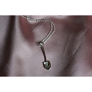 Sterling Silver Shovel Necklace - Tiny Spoon Necklace - Minimalist - Spoon Charm Necklace - Gift for her