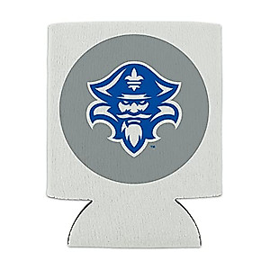 The University of New Orleans Secondary Logo Can Cooler - Drink Sleeve Hugger Collapsible Insulator - Beverage Insulated Holder