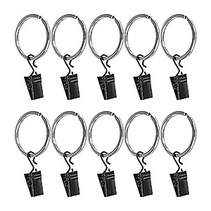 LimoStudio [Set of 10] Metal Ring Clips for Studio Backdrop Background, Compatible with Backdrop Stands, Background Support Stand, Curtain Ring, Drapery Ring Clip, AGG3231
