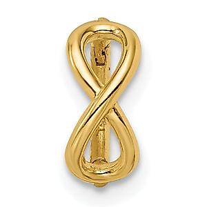 Avariah Solid 14k Yellow Gold 16 Gauge Infinity Symbol Cartilage Ring