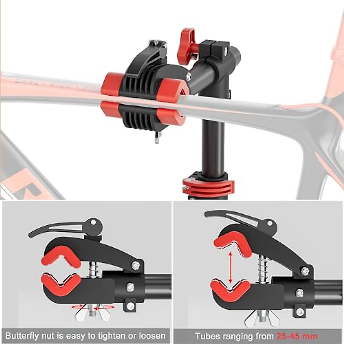 CXWXC Bike Repair Stand - Bench Mount Bike Maintenance Stand Rack - E bike Workstands Shop Home Mechanics for Mountain Bike and Road Bike
