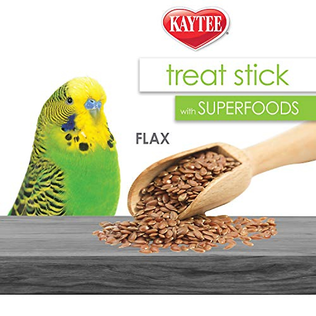 Kaytee Pet Bird Superfood Treat Stick, Flax, 5.5 oz