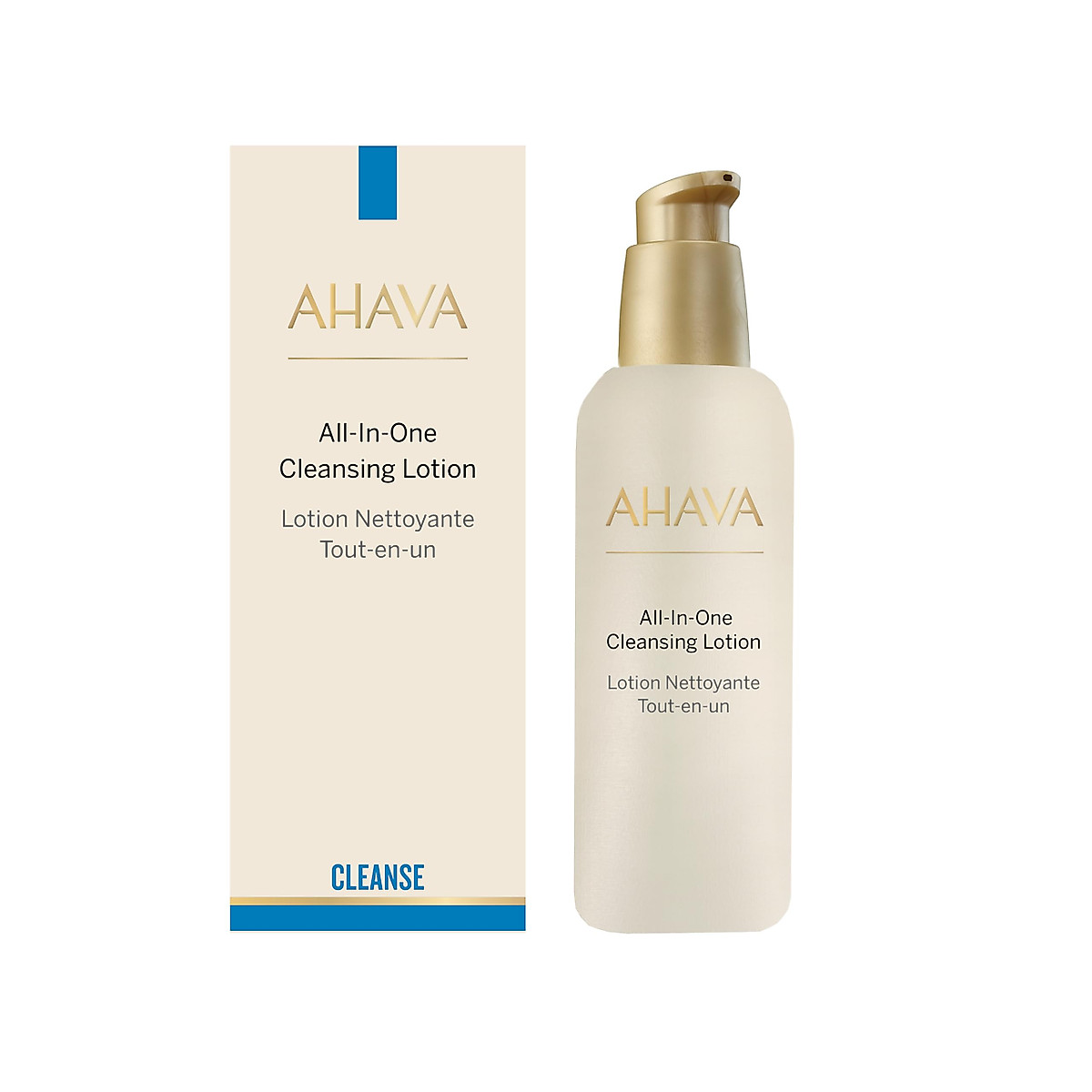 AHAVA All-In-One Toning Cleanser - Skin-Friendly, Soft, Water-Based Formula Gently Removes Dirt, Impurities & Makeup Including Eyes, Rebalances pH, Made with Our Signature Blend Osmoter, 8.5 Fl.Oz