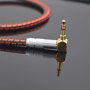 Primeda Audiophile Audio Cable Stereo 3.5mm Male to 2 RCA Male Red for Smartphone, MP3,CD, Tablets, Speakers,Home Theater,HDTV (Right Angle 3.5mm (3 Feet))