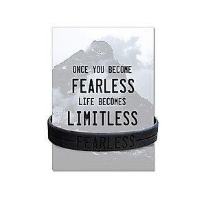 Lifebeats Fearless Silicone Bracelet