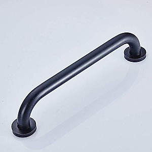 ELLO&ALLO Oil Rubbed Bronze Bathroom Shower Grab Bar, Home Care Bath Handrail (12 Inch)