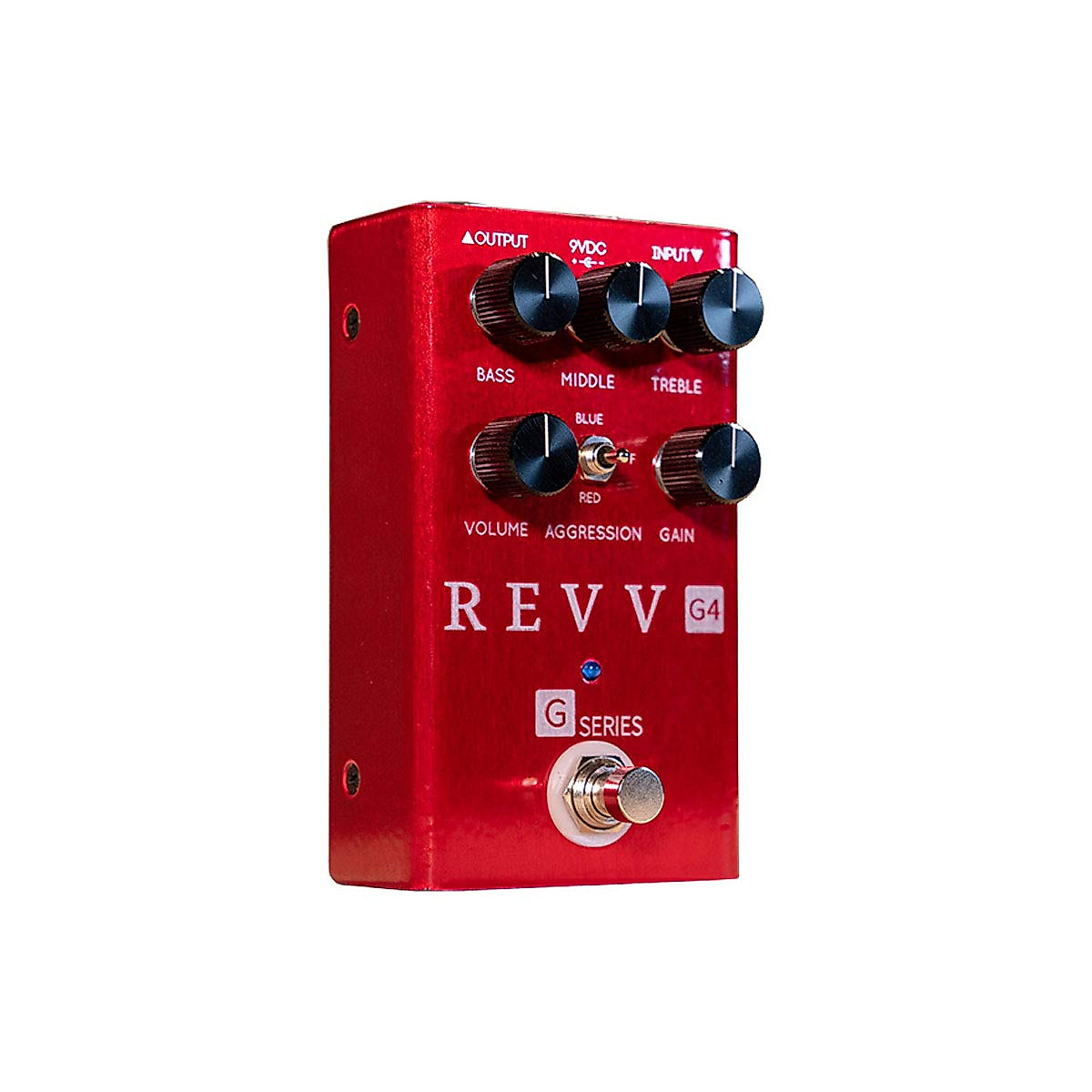 Revv G4 Preamp/Overdrive/Distortion Pedal Red