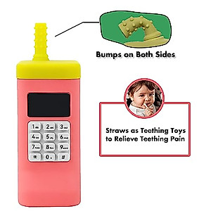 FEISCS Silicone Toddler Straw Training Cup,Toddler Sippy Cup Spill Proof Little Cup,Perfect Baby Cup,6.8oz(Pink)