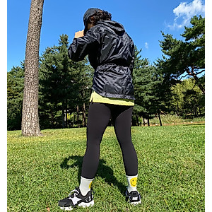 holawit Happy Face Fun Design Positive Smile Back Point Quarter Socks 4P Set