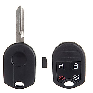 ECCPP 1X Ignition Key Fob for F-ord Explorer Escape Mustang Focus Fusion Edge for L-incoln LS MKX MKZ MKS for M-ercury Sable Montego Mariner Milan for M-azda Tribute CWTWB1U793D 4 Buttons