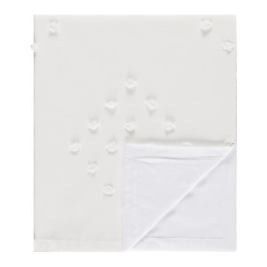 Sweet Jojo Designs Boho Dot Baby Boy Girl Blanket Receiving Security Swaddle Newborn Toddler Nursery Minky - Ivory Beige Cream Off White Bohemian Shabby Chic Modern Luxury Farmhouse Geometric Tufted