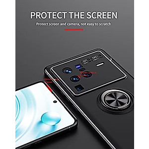 YukeTop Cover for Oppo Reno2 Z Case, Soft TPU, Drop-Resistant, Rear Ring Holder, Cover Protection for Oppo Reno2 Z.(Red)