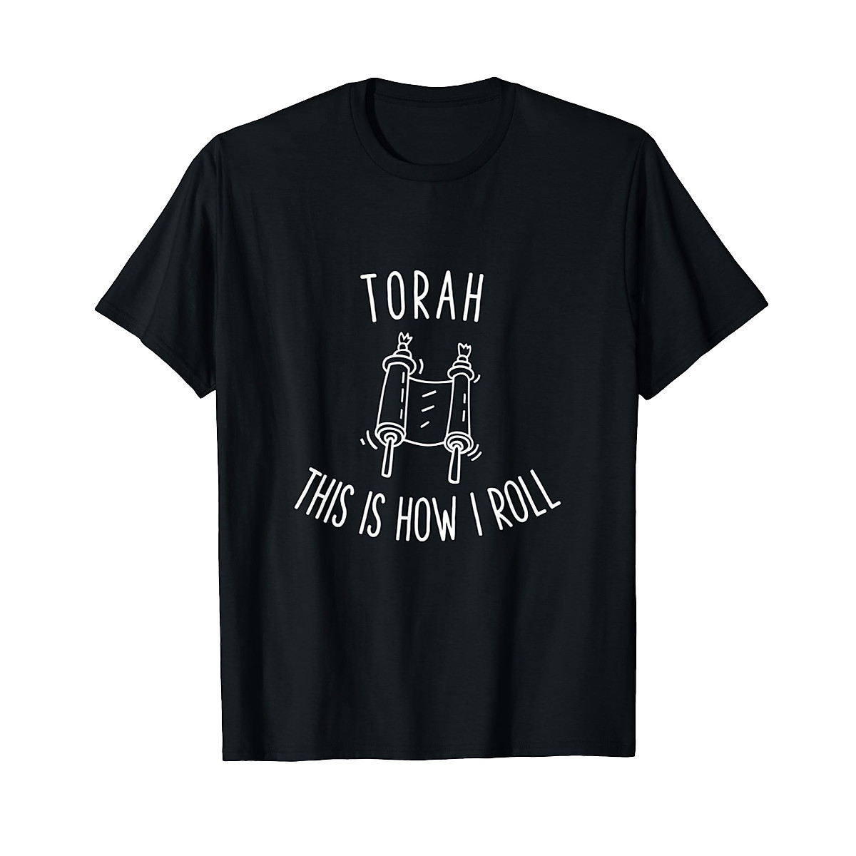 Sukkot Simchat Torah Scroll This Is How I Roll Bar Mitzvah T-Shirt