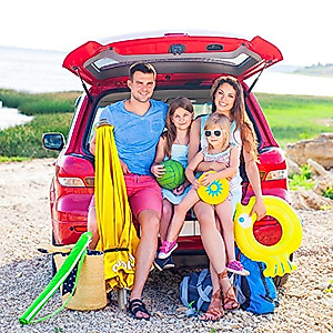 Fabbay 6 Pack Reusable Patio Umbrella Strap Adjustable Securing Straps for Parasol Multipurpose Patio Umbrella Accessories