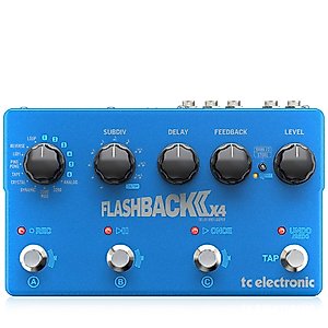 TC Electronic Guitar Delay Effects Pedal (FLAHSBACK2X4)