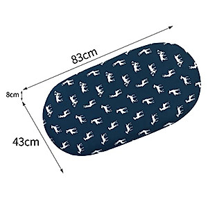 Toddmomy Toddler Bedding Set 3pcs Stretchy Changing Pad Cover Bassinet Sheet Diaper Changing Pad Table Sheets Cotton Diaper Crib Sheets for Baby Boy Girl Toddler Bed Mattress