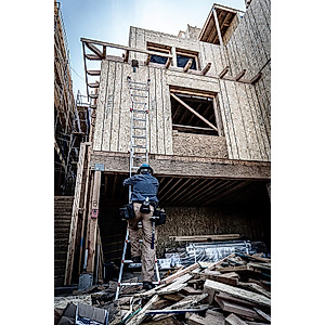 Little Giant Ladder Systems, Velocity with Wheels, M22, 22 Ft, Multi-Position Ladder + DEWALT Screwdriver Bit Set, Impact Ready, FlexTorq, 40-Piece