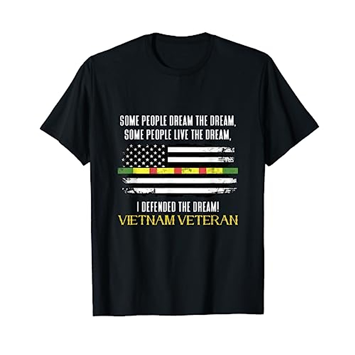 American Flag Veterans Day Patriotic Vietnam Veteran Grandpa T-Shirt