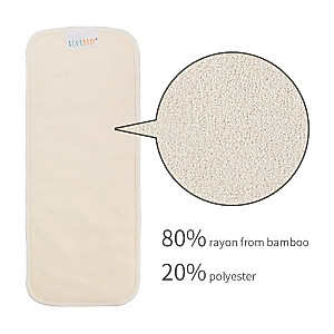 ALVABABY 6PCS Cloth Diaper Inserts 5-Layers Super Soft Inserts for Cloth Diapers and Cloth Diapers Covers 6FMB