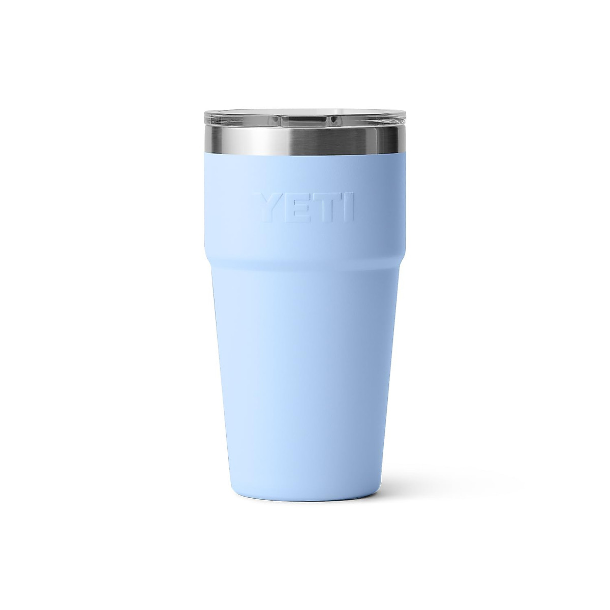 YETI Rambler 20 oz Stackable Tumbler, Stainless Steel, Vacuum Insulated with MagSlider Lid, Big Sky Blue