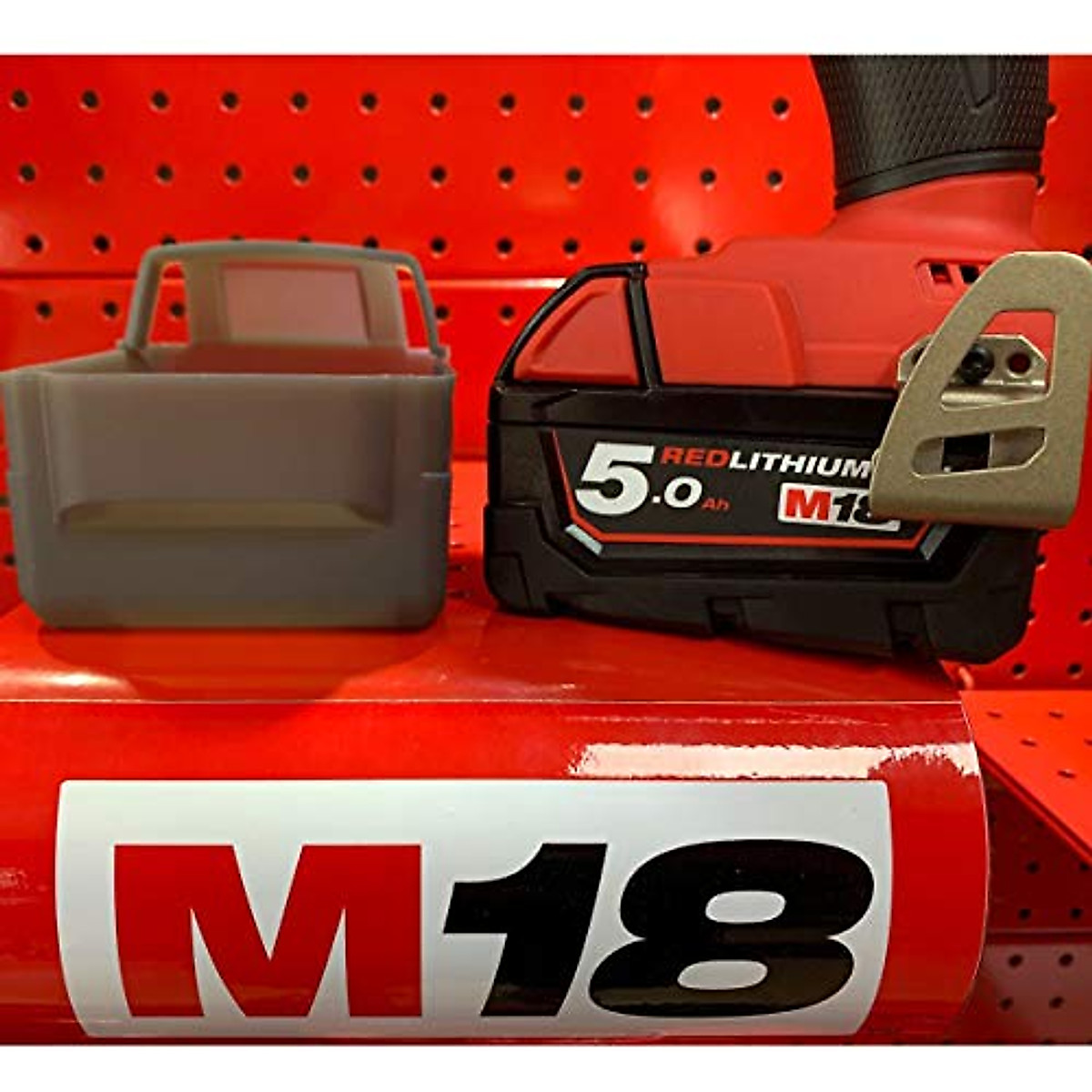 yadoker Silicone Protect case for Milwaukee M18 4.0,5.0 Battery  3PCS