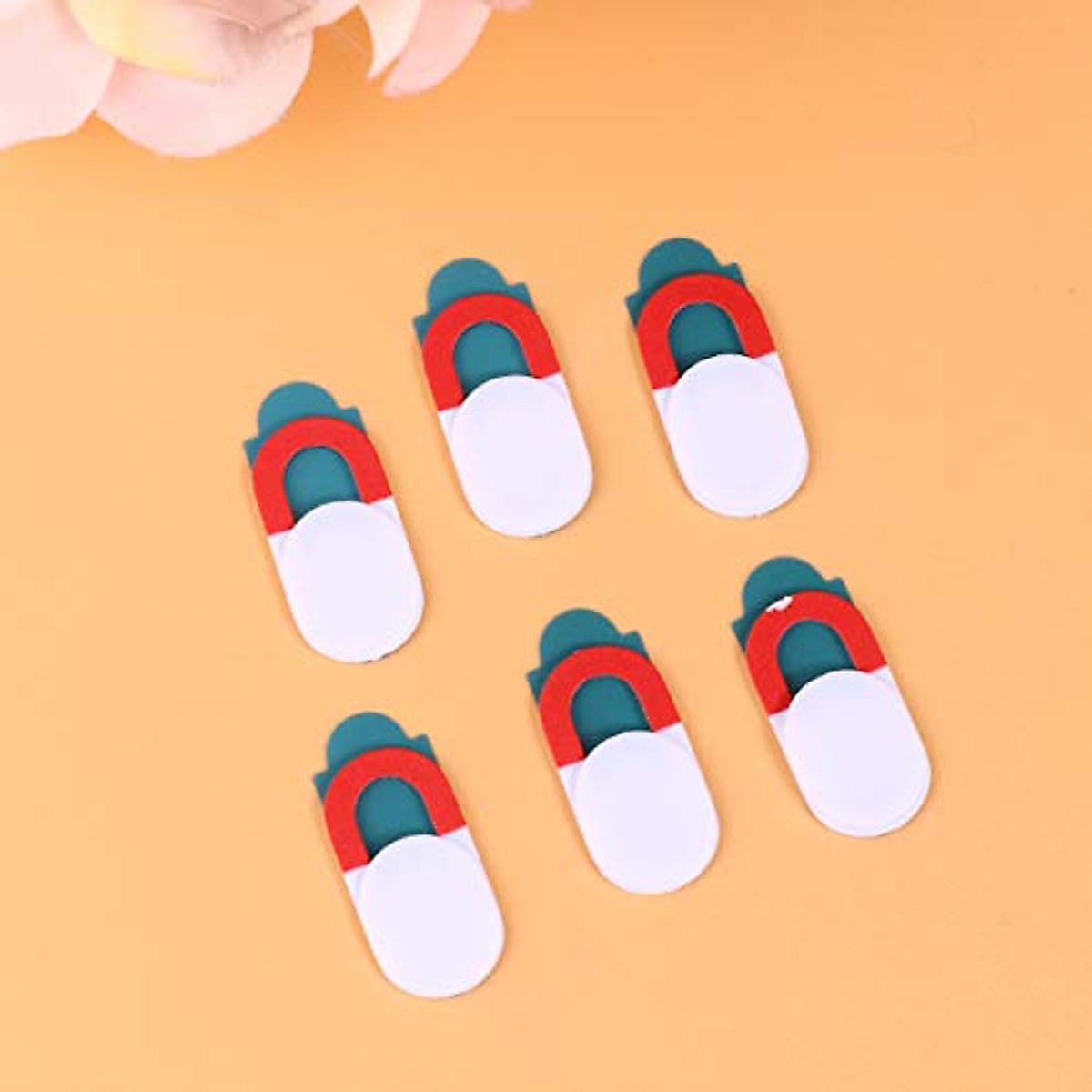 OSALADI Computer Camera Cell Phone Lens Cover 6pcs Webcam Cover Slide Privacy Cover Shutter Sticker Camera Cover Slide for Laptop Tablet Phone White Phone Privacy Slide Computadoras Laptop