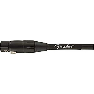 Fender Professional Series Microphone Cable, XLR, Black, 25ft